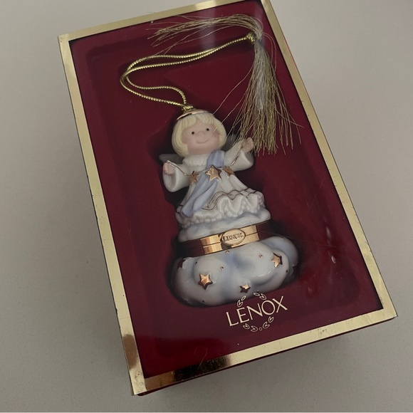 Lenox | Other | Vintage New Lenox Angel Box And Ornanent | Poshmark